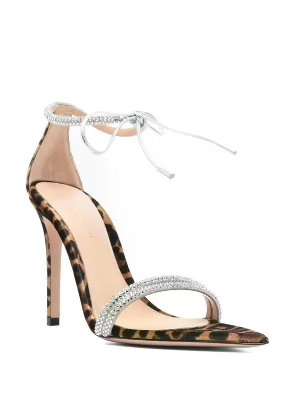GIANVITO ROSSI 105mm Montecarlo Sandals - Silver