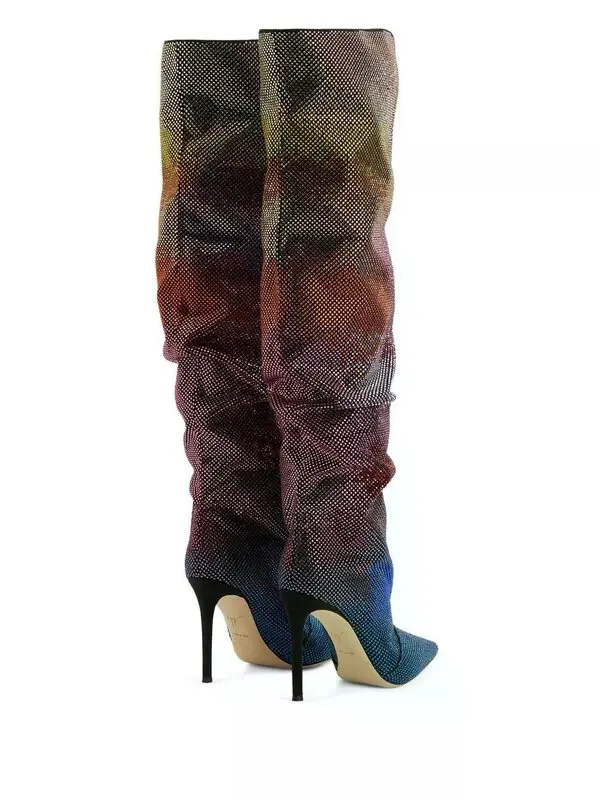 GIUSEPPE ZANOTTI 105mm Gz Gala Caleido Knee-high Boots