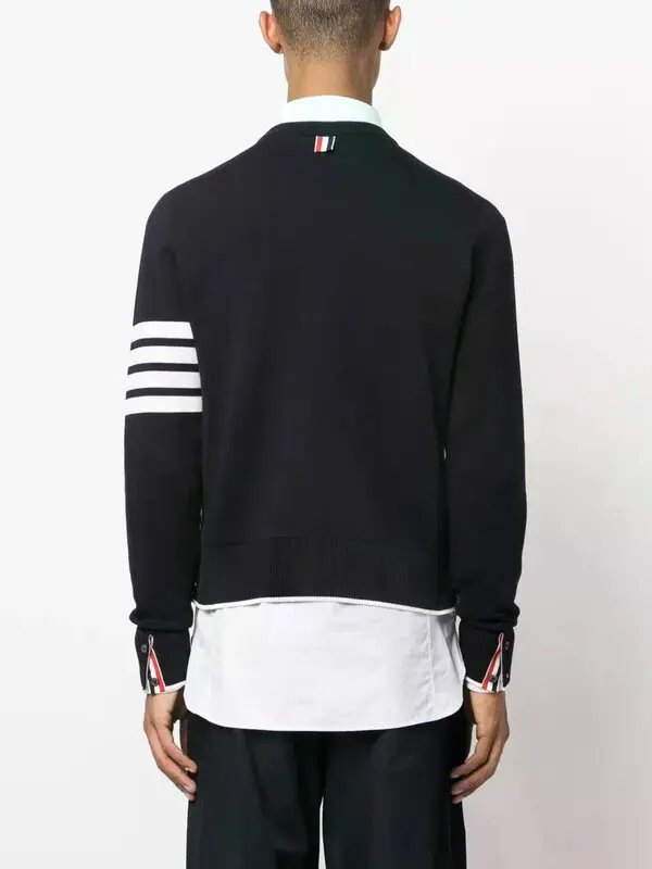 Thom Browne Fish Icon Intarsia Jumper