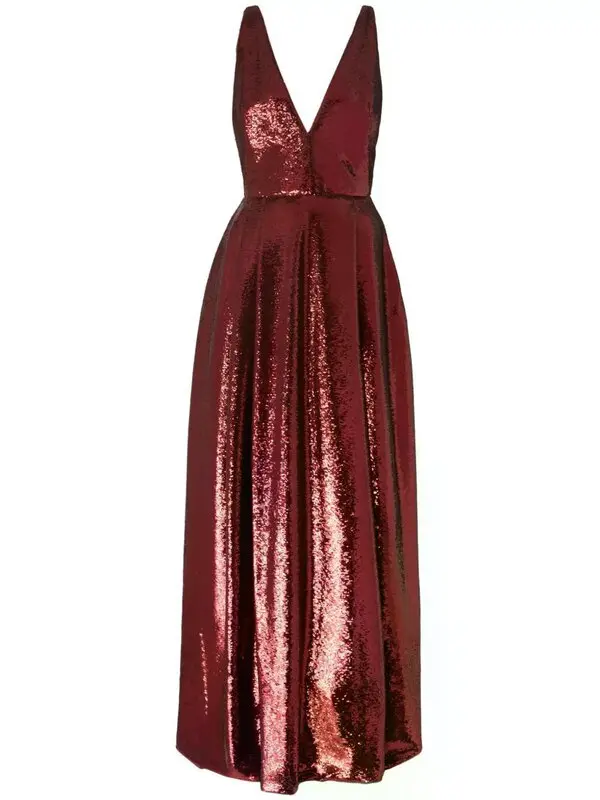 GENNY Sequin-embellished Maxi Dress
