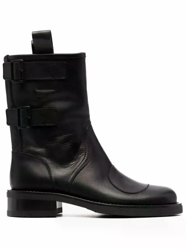 BUTTERO® Elba Leather Mid-calf Boots