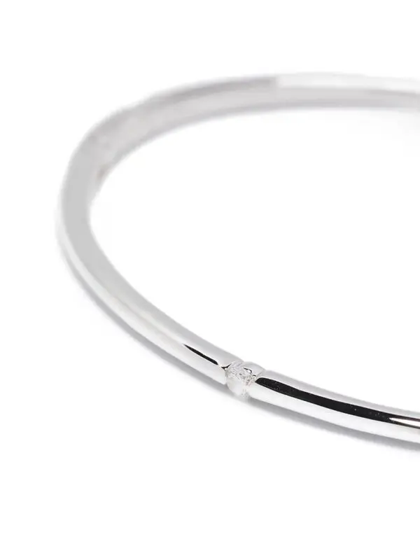 PERSEE 18kt White Gold Zeus Diamond Bracelet