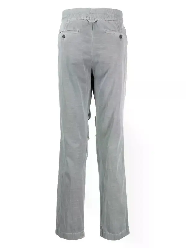 JAMES PERSE Drawstring Straight-leg Trousers - Blue