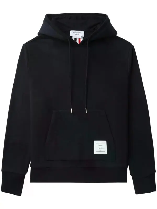 Thom Browne Rwb Stripe Loopback Hoodie