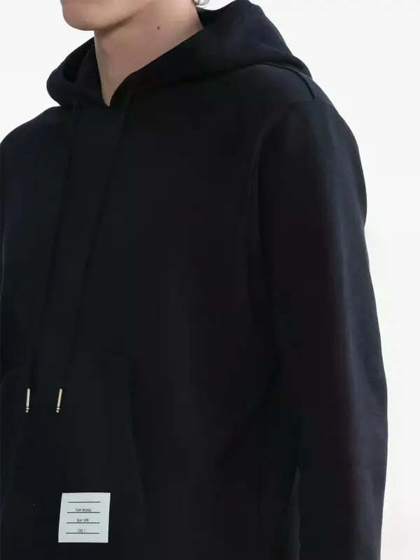 Thom Browne Rwb Stripe Loopback Hoodie