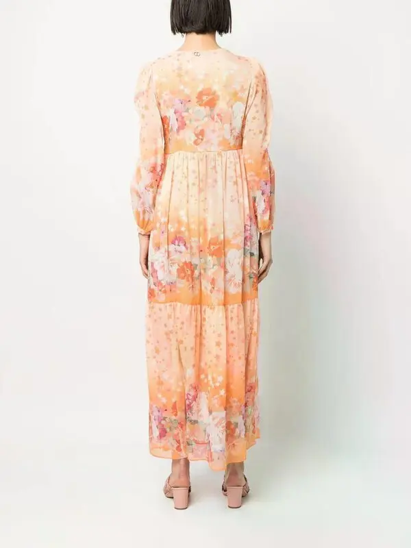 TWINSET Floral-print Empire-line Dress