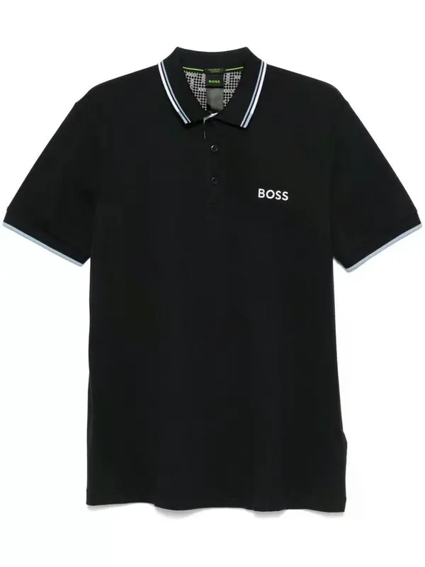 BOSS Contrast Logos Polo Shirt