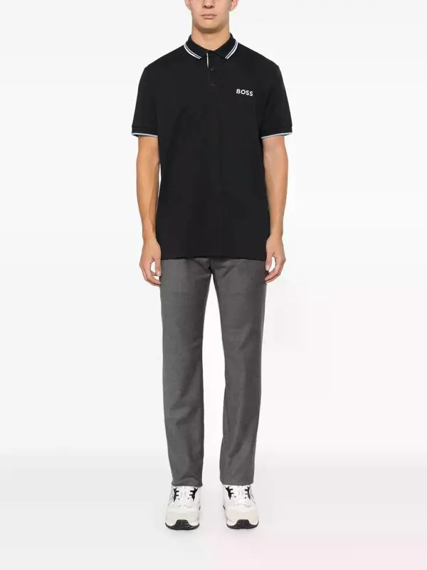 BOSS Contrast Logos Polo Shirt