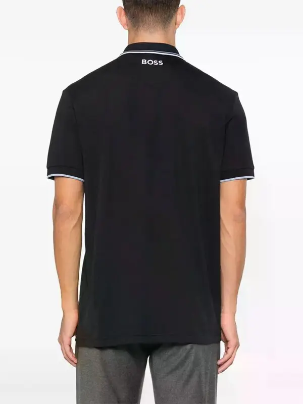 BOSS Contrast Logos Polo Shirt