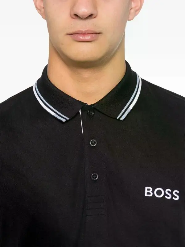 BOSS Contrast Logos Polo Shirt