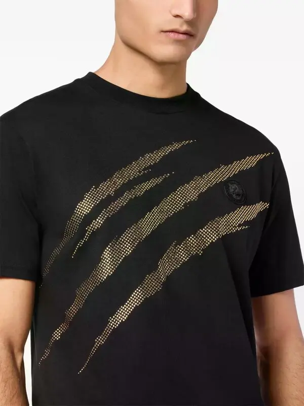 PLEIN SPORT Scratch-print T-shirt