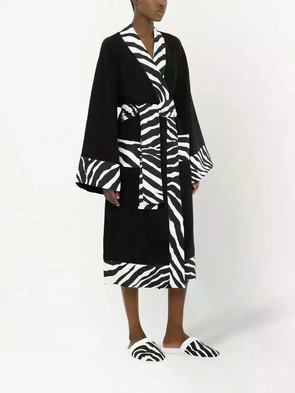 Dolce & Gabbana Cotton Terry Bath Robe