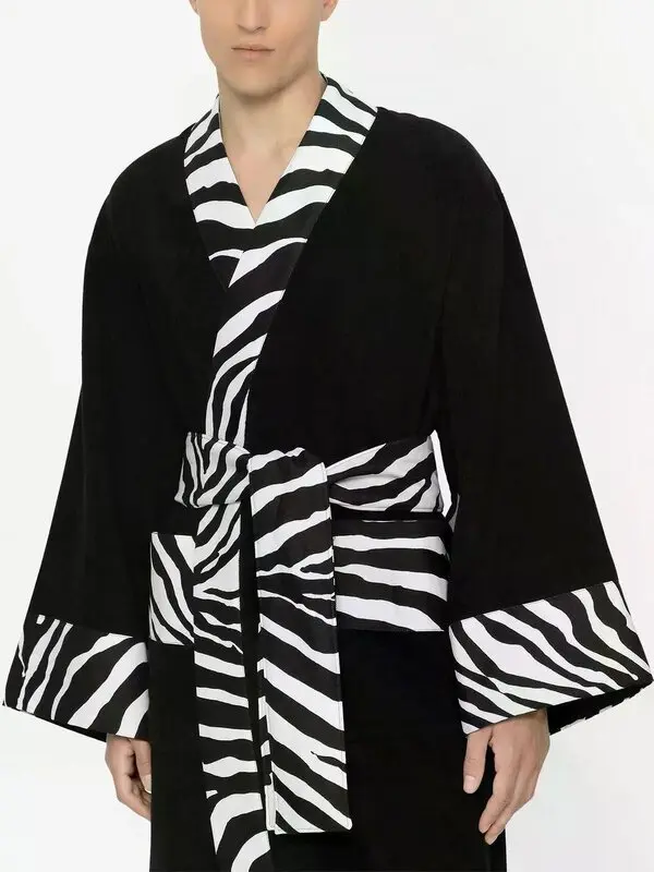 Dolce & Gabbana Cotton Terry Bath Robe