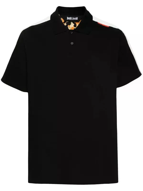 Just Cavalli Logo-lettering Polo Shirt