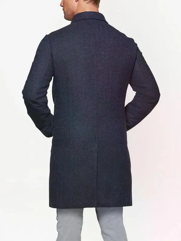 NORWEGIAN WOOL Single-breasted Down-filled Coat