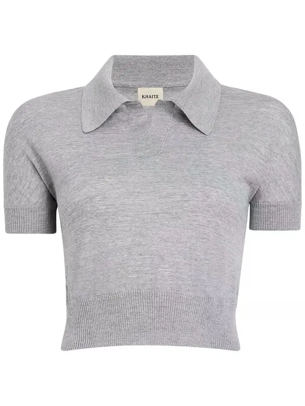 Khaite Morgane Polo Top