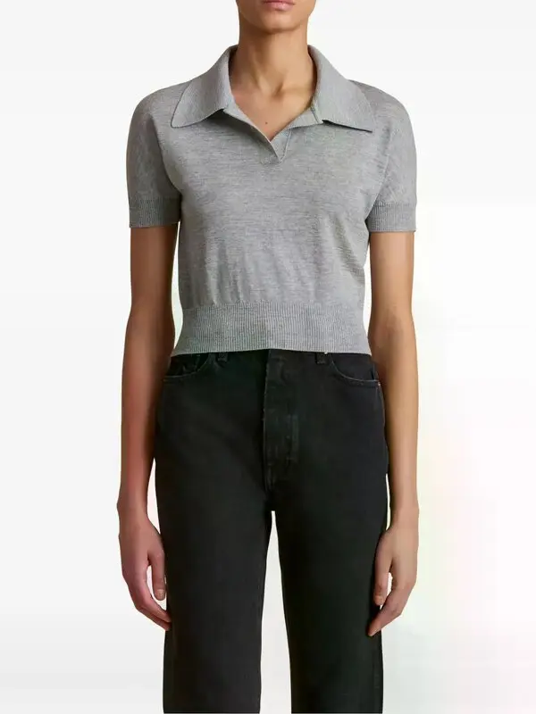 Khaite Morgane Polo Top