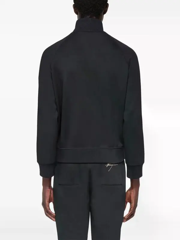 FERRAGAMO Logo-engraved Zip-up Jacket