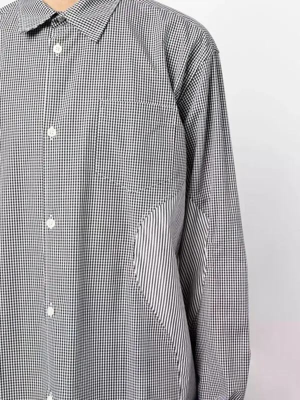 Undercover Mixed-print Cotton Shirt