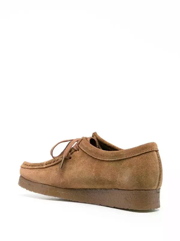 Clarks Suede Lace-up Oxford Shoes - Brown