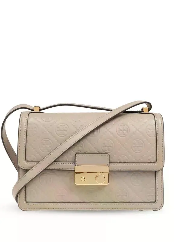 Tory Burch T Monogram Leather Shoulder Bag