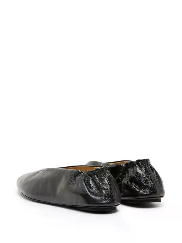 Marsèll Strassico Leather Ballet Flats - Black