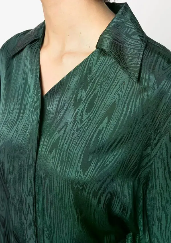 HOLZWEILER Metallic-sheen Shirt Dress