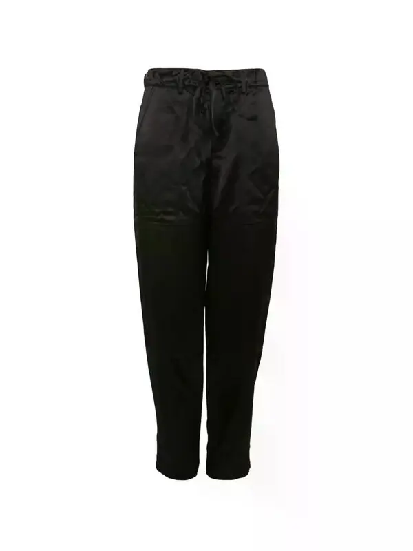 Proenza Schouler White Label Drawstring Straight-leg Trousers