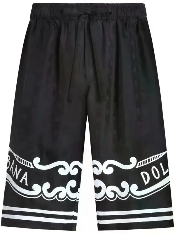 Dolce & Gabbana Logo-print Bermuda Shorts