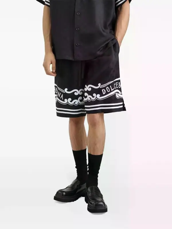 Dolce & Gabbana Logo-print Bermuda Shorts
