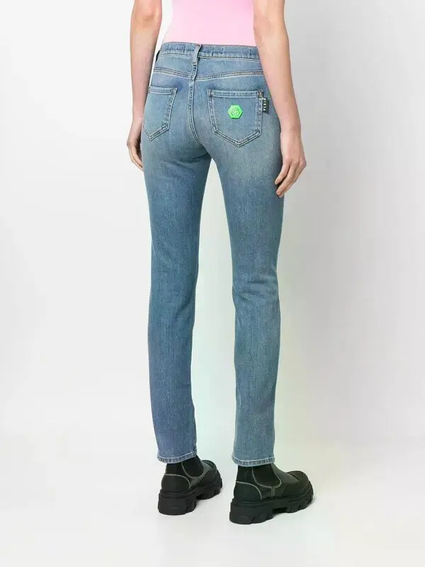 Philipp Plein Mid-rise Slim-cut Jeans