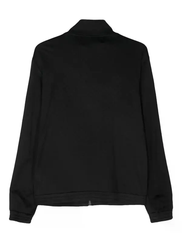 Just Cavalli Jacquard-logo Motif Zipped Sweatshirt