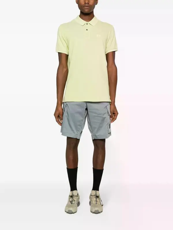 C.P. COMPANY Logo-patch Piqué Polo Shirt