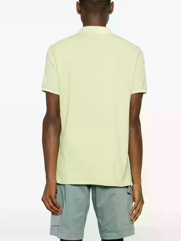 C.P. COMPANY Logo-patch Piqué Polo Shirt