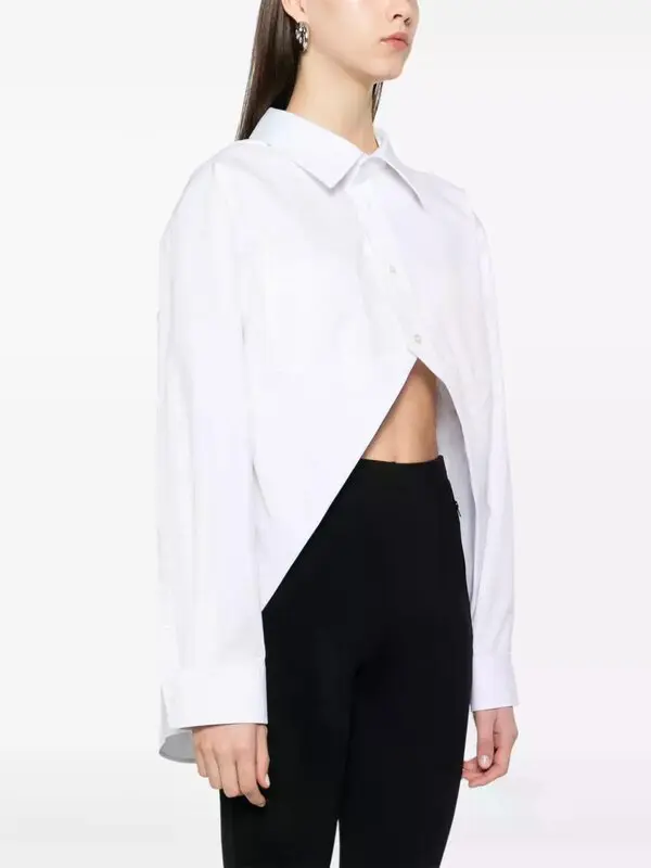 Alexander Wang Exaggerated Split Front Shirt