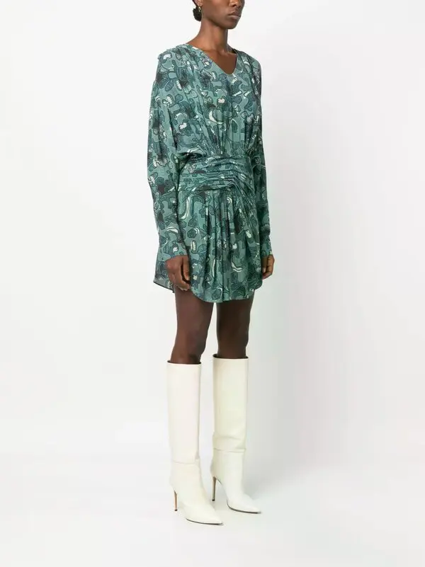 IRO PARIS Fontana Printed Short Dress