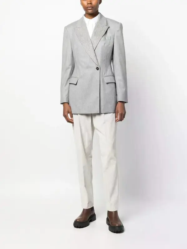 Brunello Cucinelli Single-breasted Button-fastening Blazer