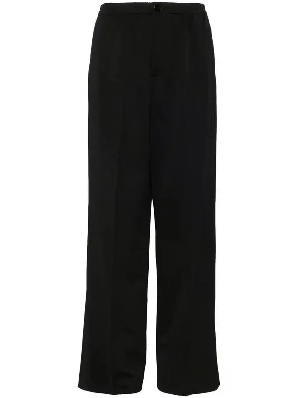 B+AB Tailored Wide-leg Trousers With Elasticated Waistband