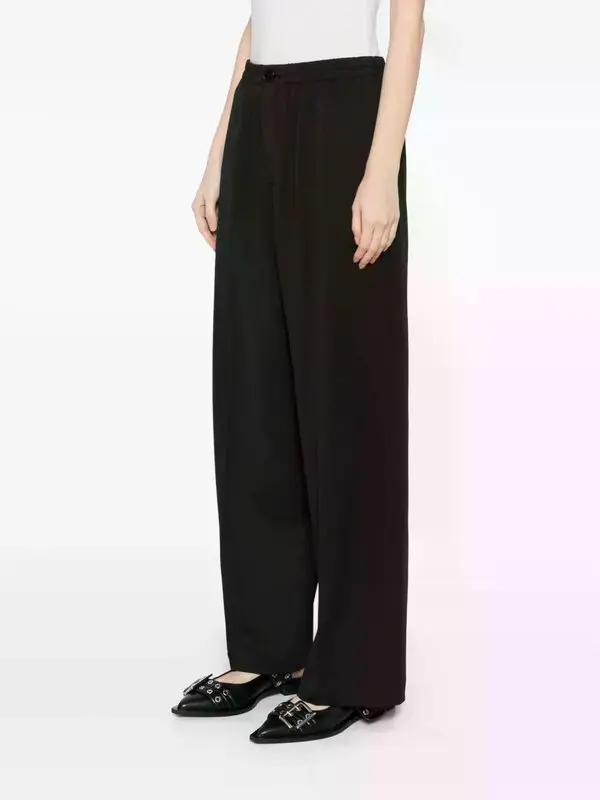 B+AB Tailored Wide-leg Trousers With Elasticated Waistband