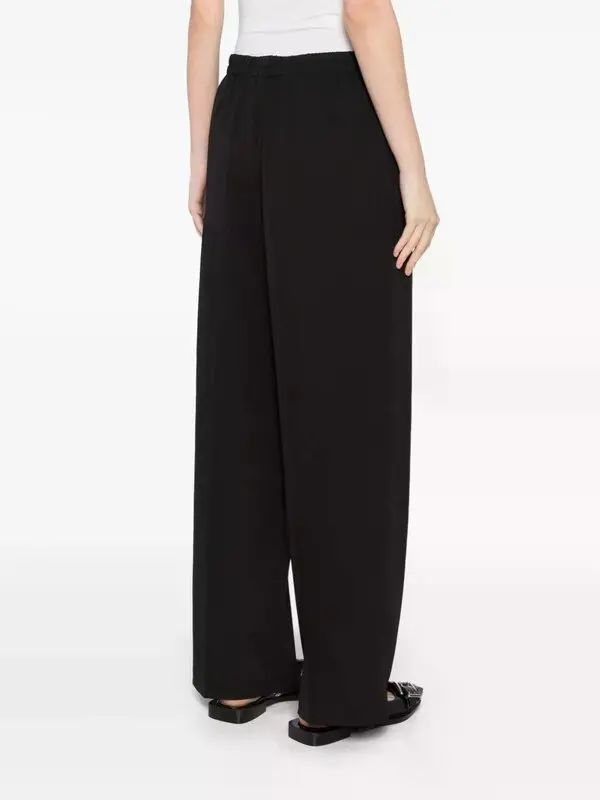 B+AB Tailored Wide-leg Trousers With Elasticated Waistband