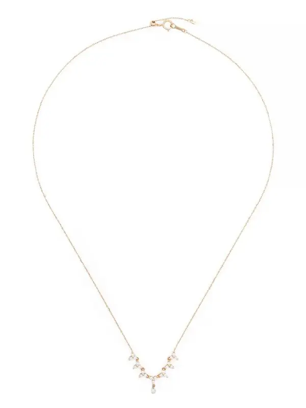 PERSEE 18kt Gold Diamond Tennis Necklace - Yellow
