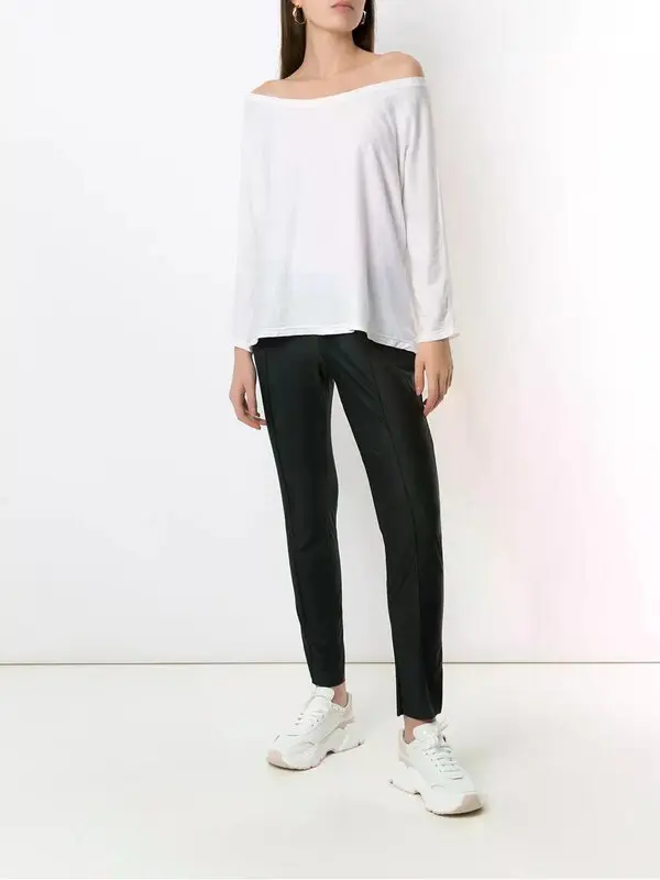 AMIR SLAMA Boat Neck Blouse