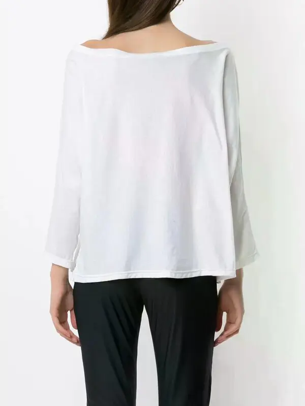 AMIR SLAMA Boat Neck Blouse
