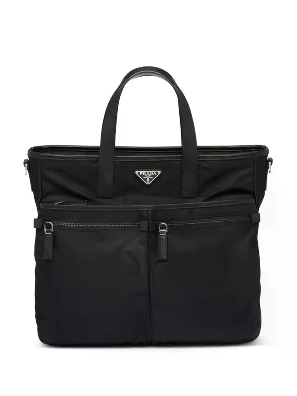 Prada Re-nylon Tote Bag - Black