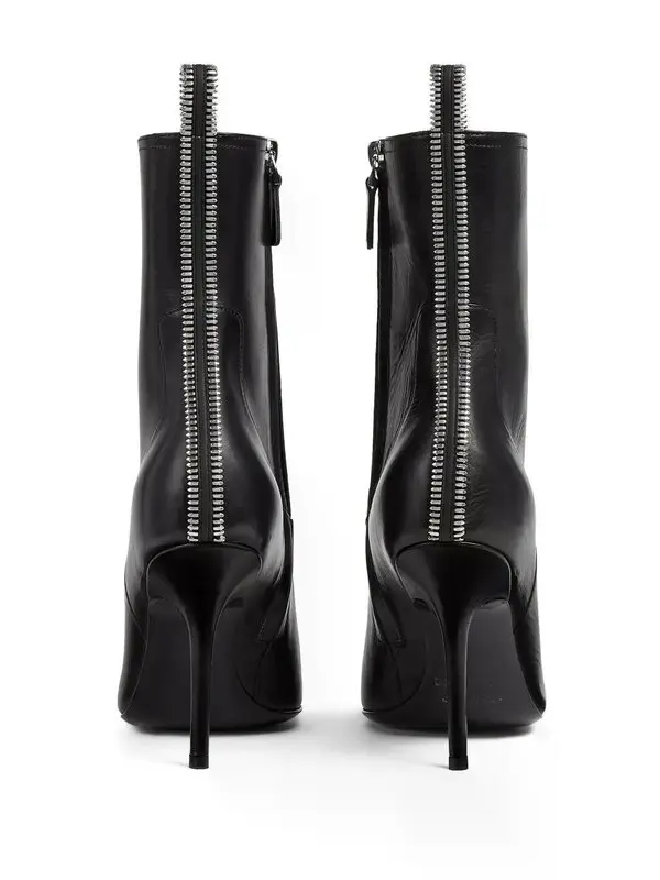 Dsquared2 100mm Zip-detail Leather Boots
