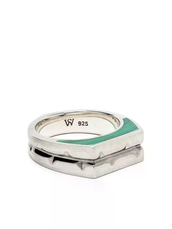 Stephen Webster Thorn Addiction Malachite Ring - Silver