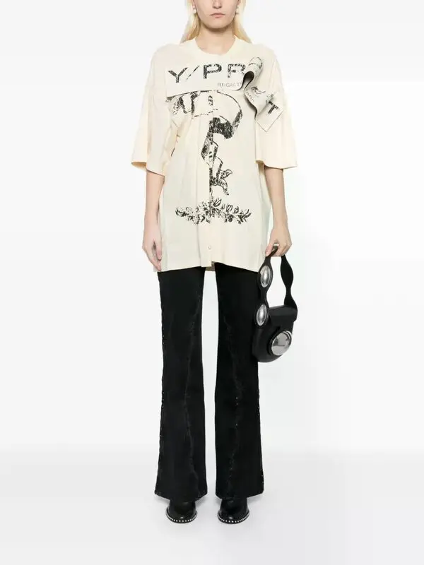 Y/project Side Hook Flared Jeans