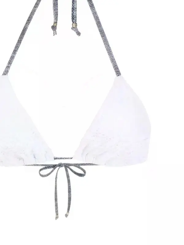 AMIR SLAMA Colour-block Triangle Bikini