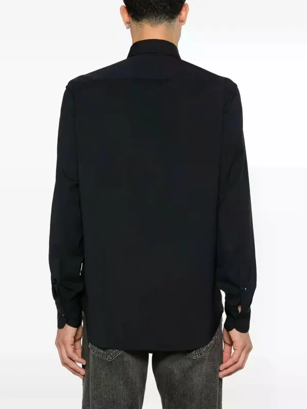PT TORINO Virgin Wool Shirt - Blue