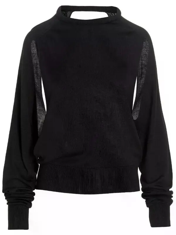 RAMAEL Silk Long Sleeve Top